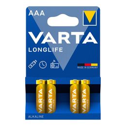 Varta Cons.Varta Longlife Micro 1,5/Al-Mn 4103 Blister 4 (04103101414)