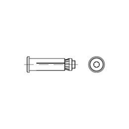 ART 82031 Lindapter-Hollo-Bolt St./10.9 HBCSK 08-Größe 1 galv. verzinkt S (820310130080001)