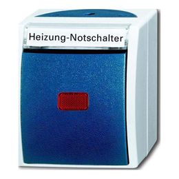 BUSCH-JAEGER Heiz.Notschalter AP, m.Namensschild 2601/6 SKWNH-53 (2CKA001085A1609)