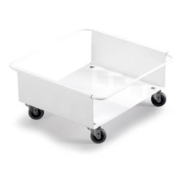 Durable Abfallbehälter DURABIN TROLLEY 90l weiss (1801668010)