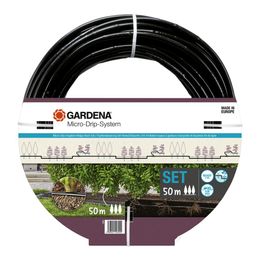 Gardena Micro-Drip-System Tropfbew&auml;sserung Set Hecke/Str&auml;ucher (50 m) (13501-20)