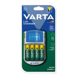 Varta Cons.Varta Ladegerät LCD Charger inkl.4AA+12V+USB 57070(4x5716) (57070201451)