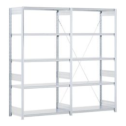 Bito Fachbodenregal Typ:EL L2066xH2000xT524 mm, Grund- und Anbaufeld 100 kg verzinkt (52947)