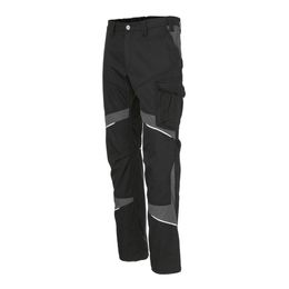 KÜBLER WORKWEAR Kübler ACTIVIQ cotton+ Damenhose schwarz/anthrazit 40 ; Kübler Workwear (2550 3421-9997-40)