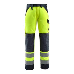 Mascot Maitland Hose Gr&ouml;&szlig;e 82C58, hi-vis gelb/schwarzblau (15979-948-17010-82C58)