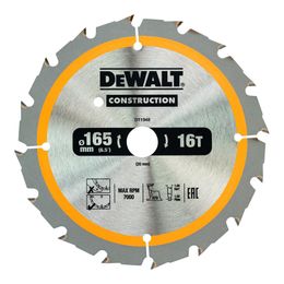 Dewalt Kreiss&auml;geblatt Akku 165/20 mm 16WZ DT1948-QZ)