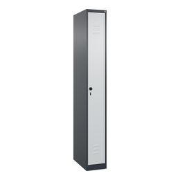 C+P Spind Classic PLUS, 1 Abteil, 1850x250x500mm, 7016/7035 Verschluss Sicherheits-Drehriegel ; C + P M&ouml;belsysteme (080000-19|S10011)