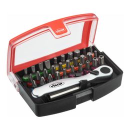 Vigor Bit Box V5502 Sechskant massiv 6,3 (1/4 Zoll) Schlitz Profil, Innen-Sechskant Profil, Kreuzschlitz Profil PH, Pozidriv Profil PZ, Innen TORX Pro)