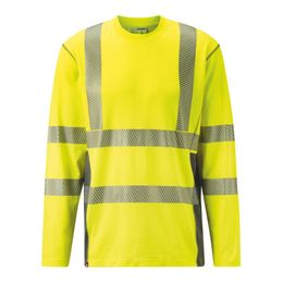 HOLEX Warnschutz Longsleeve, gelb, Unisex-Gr&ouml;&szlig;e: L (091662 L)