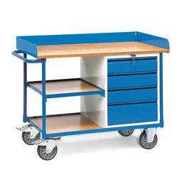 Fetra Werkstattwagen 2437 - Tragkraft 400kg TPE-Reifen)