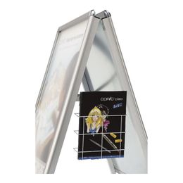 MAGNETOPLAN Drahth&auml;ngekorb f&uuml;r Prospekte, DIN lang (00057)