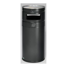 Var Ascher/Abfallsammler H 100 antik-silber 104 l (17147)