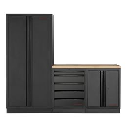 Kraftwerk Mobilio 3er Kombi Hochschrank 2 (3964K-BLK-012)