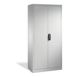 C+P Aktenschrank Acurado mit Drehtüren, 5 Ordnerhöhen, H1950xB930xT400mm Weißaluminium ; C + P Möbelsysteme (9260-000|S11634)