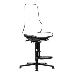 bimos Arbeitsstuhl Neon Basisst. Gleiter Aufstiegh. Flexb. grau Sitzh. 590-870 ohne Polster (9561-9999-3278)