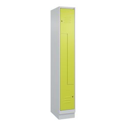 C+P Z-Spind, Classic PLUS, Sockel, 2 F&auml;cher, 1950x300x500mm, 7035/0024 Verschluss Zylinderschloss ; C + P M&ouml;belsysteme (080023-102|S10025)