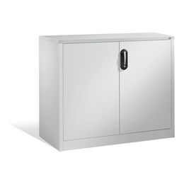 C+P Akten-Sideboard Acurado mit Dreht&uuml;ren, 2 Ordnerh&ouml;hen, H1000xB1200xT500mm Wei&szlig;aluminium ; C + P M&ouml;belsysteme (9486-1200|S10284)
