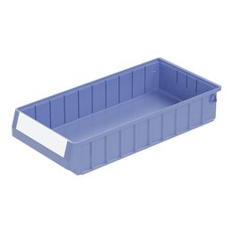 Bito Regalkasten RK Set RK5209, 500 x 234 x 90 mm, taubenblau, inklusive Etikett (1440)