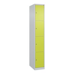 C+P Schlie&szlig;fachschrank Classic PLUS, 1 Abteil, 1850x300x500mm, 7035/0024 Innenh&ouml;he Gefach oben (oberes 453 mm Front 1108060 RDS Viridingr&uuml;n ; C + P M&ouml; (080000-104|S10009)