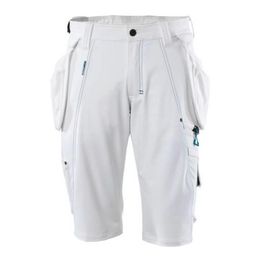 Mascot Shorts mit abnehmbaren Hängetaschen Handwerkershorts Größe C62, weiss (17149-311-06-C62)