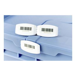 Bito Plombe Paar MBP32-1 L laserbeschriftet mit Barcode, weiß (31550)