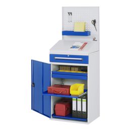 Rau Beistellschrank-Stehpult - Modell 04 BxTxH 650x520x1110/1220/1770mm (07-650-M04.11)