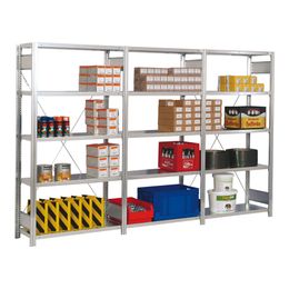 Regalwerk BERT Lagerregal Grundfeld HxBxT 3000x1005x500mm 7 Fachb&ouml;den Fachlast 350kg (B3-59310-50)