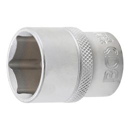 BGS-technic BGS Steckschl&uuml;ssel-Einsatz Sechskant Antrieb Innenvierkant 12,5 mm (1/2") SW 22 mm ; BGS technic (2922)