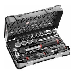 Facom Steckschlüssel-Set 1/4Z 1/2Z, 31-tlg (RS.360-1PB)