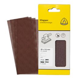 Klingspor AN 400 Gitterstreifen, Korn 80 115 x 230 mm, SB-verpackt im Reiter (360217)