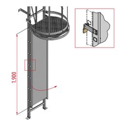 Hymer Aufstiegsperre mit Deckel, abschließbar (0051764)