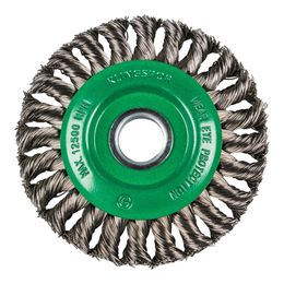 Klingspor Rundb&uuml;rste gezopft einreihig Anzahl Reihen 1 115 x 14 x 22,23 mm 0,5 Edelstahl (358342)