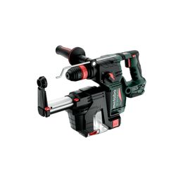 Metabo Akku-Kombihammer KH 18 LTX BL 24 Q Set ISA mit integrierter Staubabsaugung und Metabo-Quick-Wechselfutter ; MetaboX 185 XL (601714900)