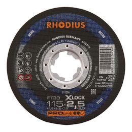 Rhodius PROline FT33 X-LOCK Freihandtrennscheibe 125 x 2,5 x 22,23 mm (211287)
