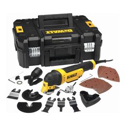 Dewalt DWE315KT-QS Multifunktionswerkzeug Set aus Kunststoff und Metall, 300 Watt, mit T STAK BOX II)