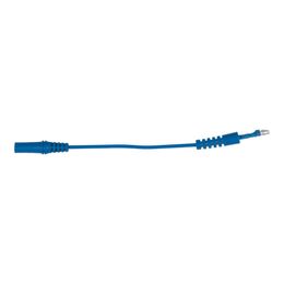 KS Tools 4,0 mm Eingangsbuchse auf 4,0 mm Pr&uuml;fadapterstecker rund (blau) (150.0977)