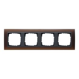 GIRA Abdeckrahmen 4f.opak dbr 021413)