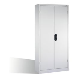 C+P Schwerlast-Werkzeugschrank mit Dreht&uuml;ren, innen 4 B&ouml;den, H1950xB930xT400mm Front Lichtgrau Korpus Lichtgrau ; C + P M&ouml;belsysteme (8920-052|S10202)
