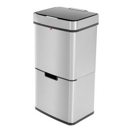 Hailo Öko Vario XL, Design-Sensor-Mülltrenner, 25 + 25 + 4 ltr, Edelstahl Anti-Fingerprint (6560010)