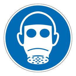 EICHNER Gebotsschild Atemschutz benutzen, O 20 selbstklebend (9225-11050-020)