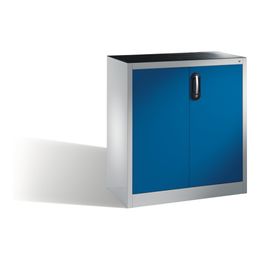 C+P Werkzeug-Beistellschrank mit Dreht&uuml;ren, innen 1 Boden, H1000xB930xT400mm Front Enzianblau Korpus Lichtgrau ; C + P M&ouml;belsysteme (8820-000|S10238)