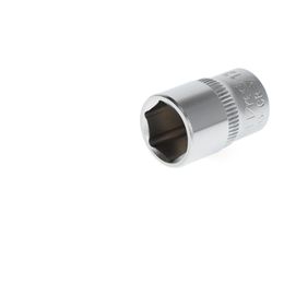 Gedore RED Steckschl&uuml;sseleinsatz, Nuss, 1/4 Zoll 6,3 mm Antrieb, 6-kant, 12 mm Weite, Werkzeug, R41001203, Stahl (3300074)