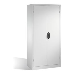 C+P Werkzeugschrank mit Dreht&uuml;ren, 3 B&ouml;den und 3 Sch&uuml;be, H1950xB930xT500mm Front Lichtgrau Korpus Lichtgrau ; C + P M&ouml;belsysteme (8921-5030|S10147)