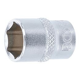 BGS-technic BGS Steckschl&uuml;ssel-Einsatz Sechskant Antrieb Innenvierkant 6,3 mm SW 13 mm ; BGS technic (2485)