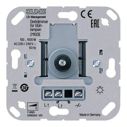 Jung Drehdimmer mit Druckschalter 211 GDE (211GDE)