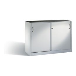 C+P Werkzeug-Beistellschrank mit Schiebet&uuml;ren, innen 2 x 1 Boden, H1000xB1600xT400mm Front Lichtgrau Korpus Lichtgrau ; C + P M&ouml;belsysteme (2146-09|S10038)