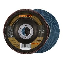Rhodius PROline LSZ F1 Fächerschleifscheibe 115 x 22,23 mm K120 (202689)