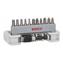 Bosch Schrauberbit-Set Extra-Hart 11-teilig PH PZ T, 25 mm Bithalter (2608522129)
