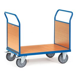 Fetra Doppel-Stirnwandwagen 2521 - Tragkraft 600kg TPE-Reifen)