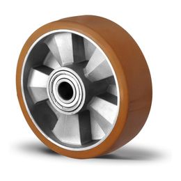 Cascoo BAU5 Rad ø 125mm mit Doppelkugellager aus Polyamid, 125BAU5D0N)